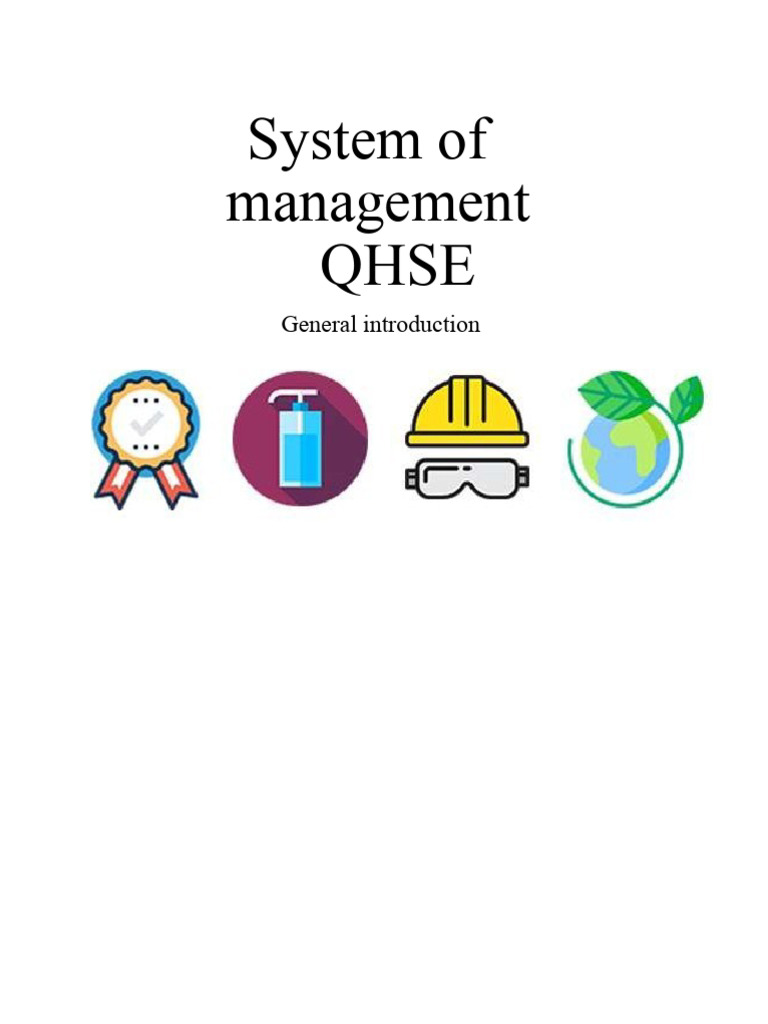 1-QHSE - General introduction | PDF | Quality Management | Audit