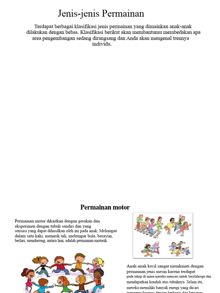 Jenis Permainan | PDF