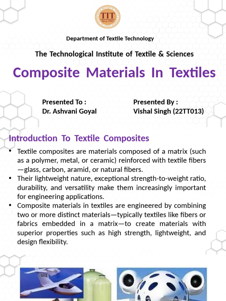 Textile Composites: Materials and Techniques | PDF | Composite Material ...
