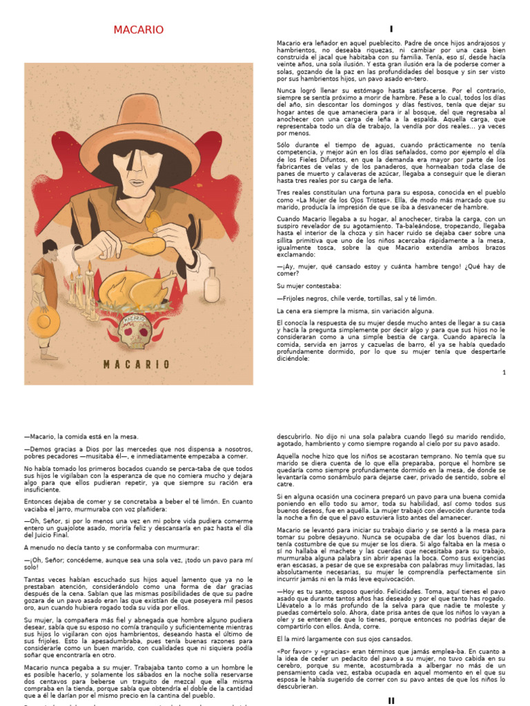 MACARIO Editado | PDF