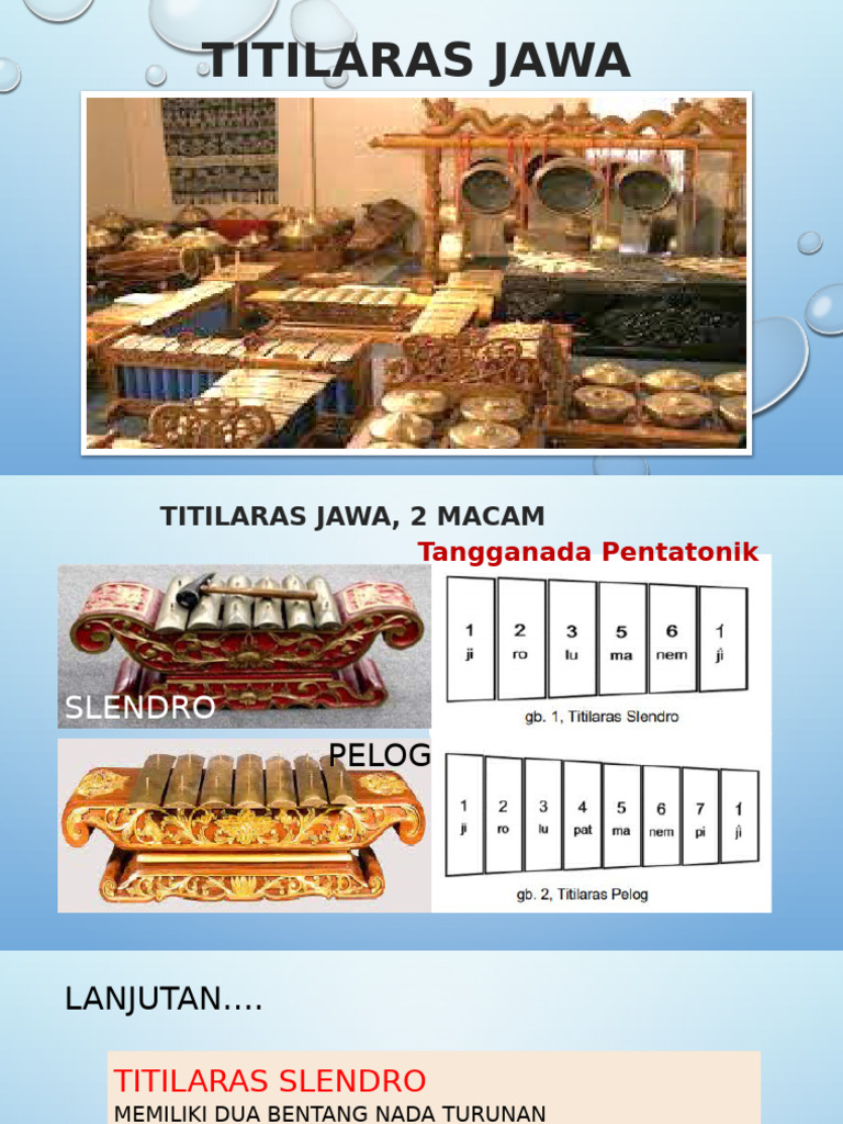 Titilaras Gamelan: Slendro dan Pelog | PDF