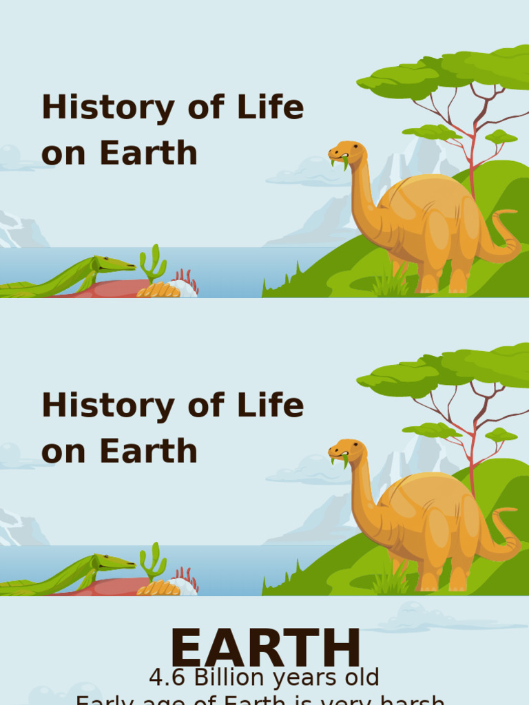 History of Life On Earth | PDF | Nature | Earth Sciences