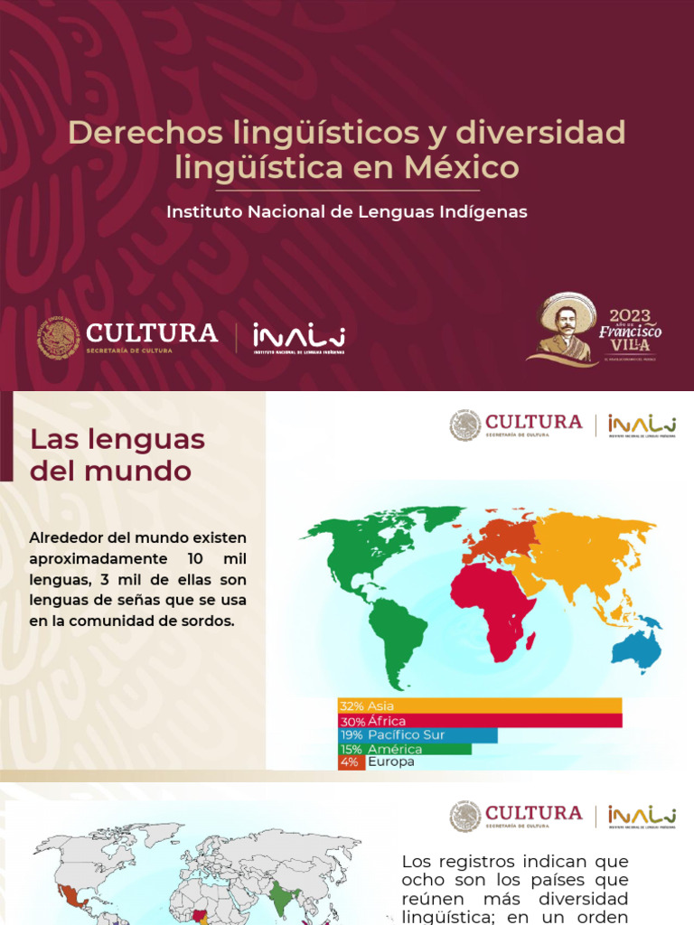 Derechos Linguisticos y Diversidad Linguistica en Mexico-InALI | PDF ...
