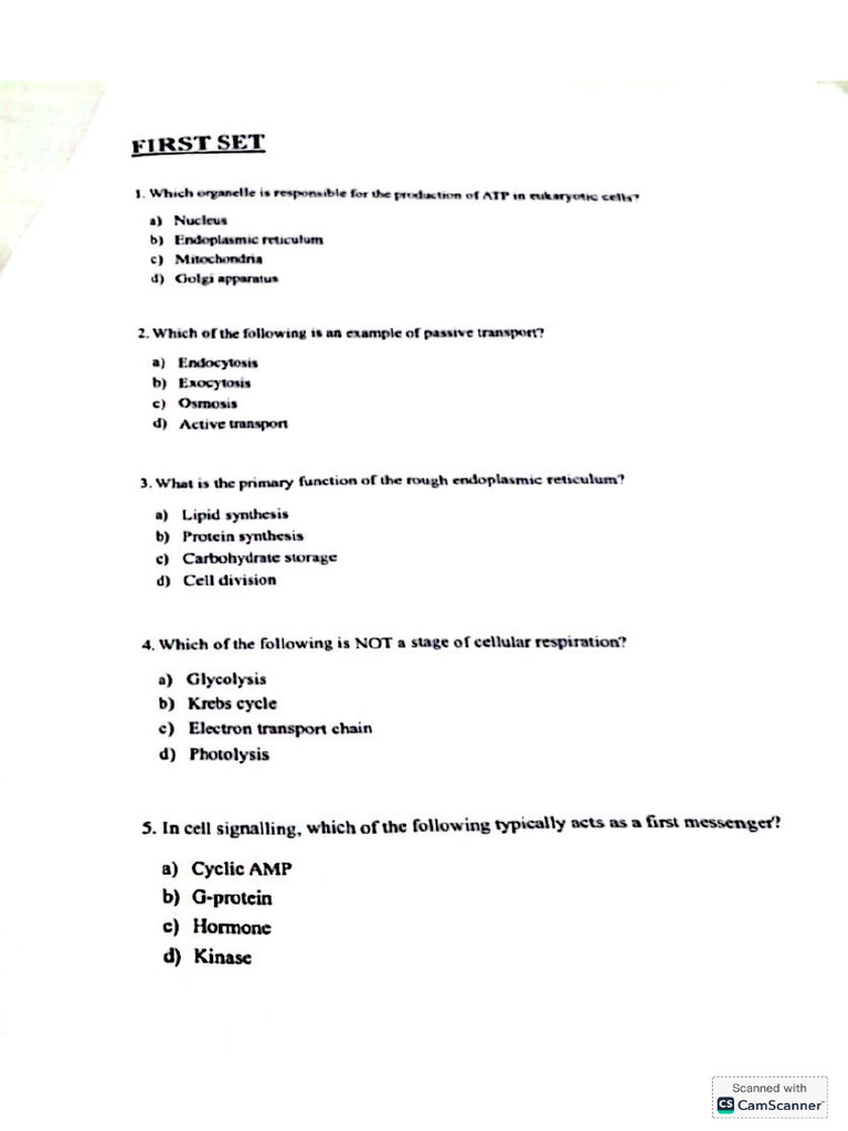 Uccsms Entrance Exam Set 5 | PDF