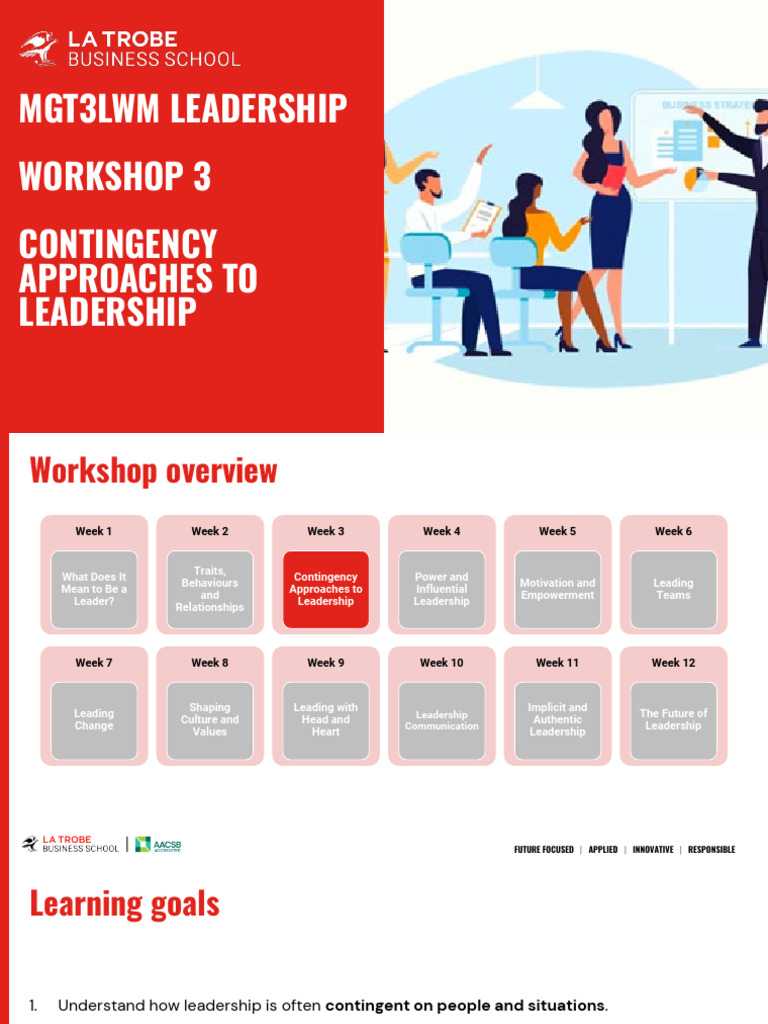 Contingency Approaches to Leadership Workshop | PDF | Leadership ...