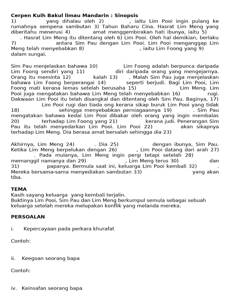 Keluarga Bahagia di Tahun Baru Cina | PDF