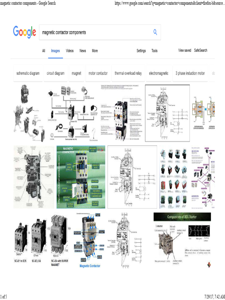 Magnetic Contactor Components Guide | PDF