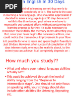 30-Day English Learning Challenge | PDF | English Language | Vocabulary
