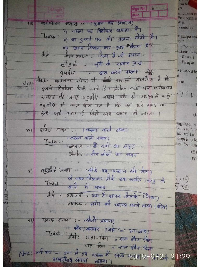 Hindi Notes | PDF