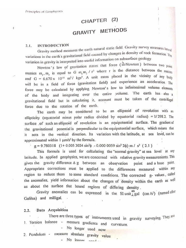 Gravity Method | PDF