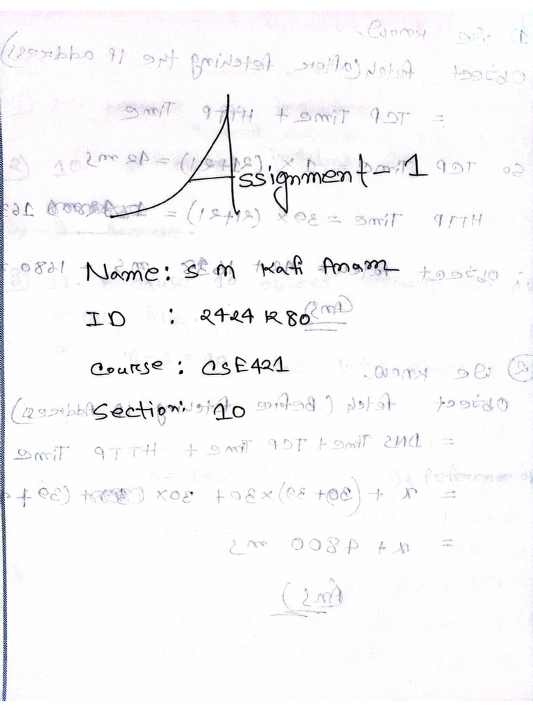 Cse421 Assignment1 | PDF