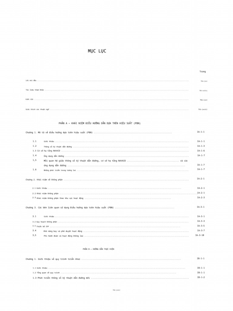 Part A - The Performance-Based Navigation (PBN) Concept | PDF