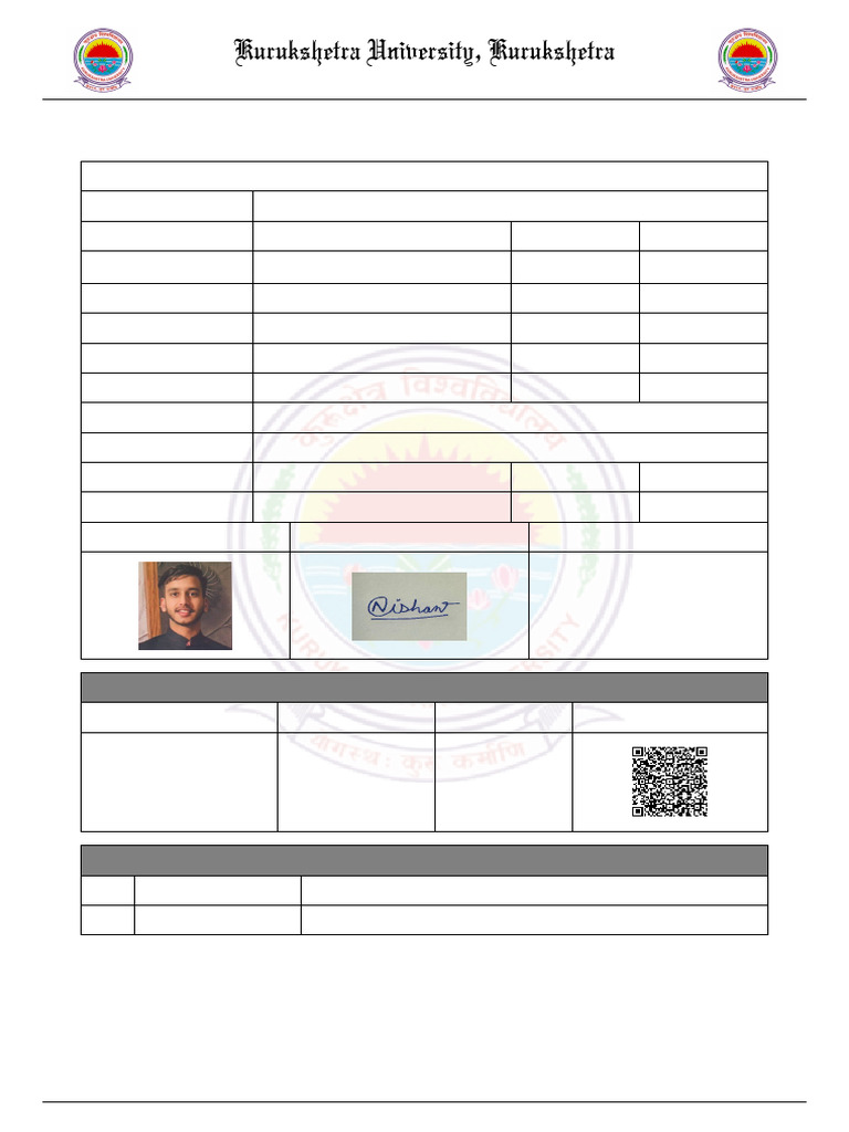 Nishant Singh_examform (1) | PDF