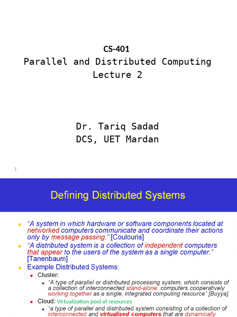 Understanding Distributed Systems Concepts | PDF