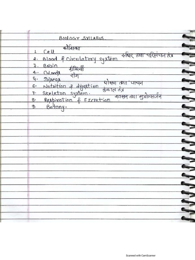 Biology Complete Notes2 | PDF