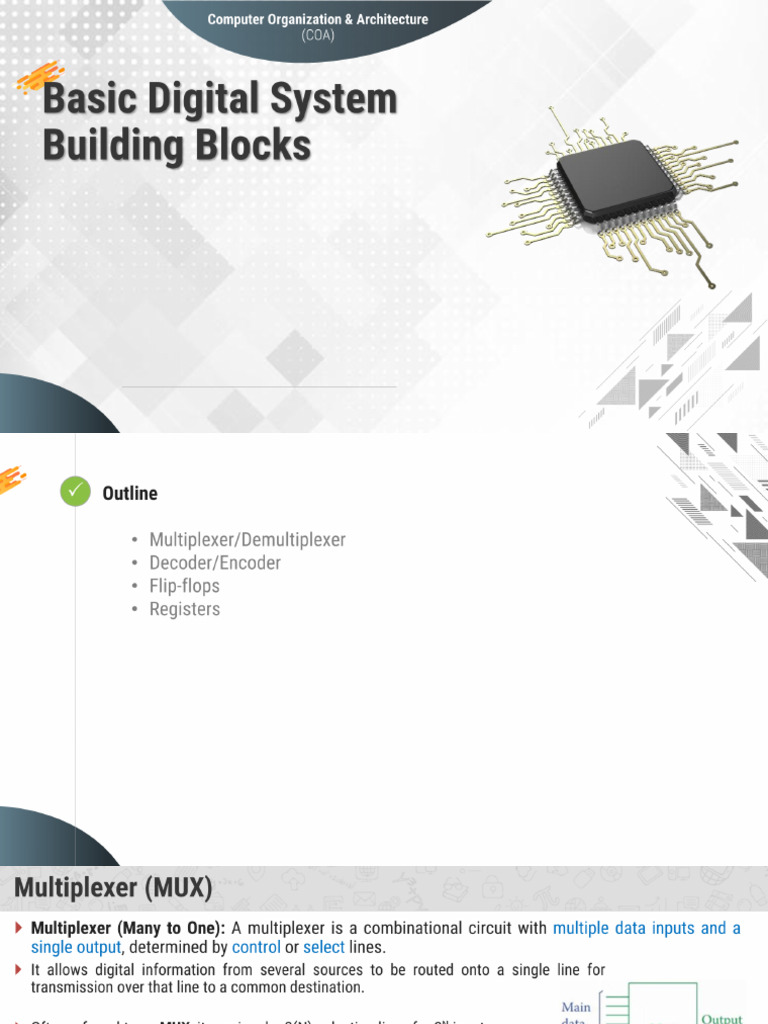 Basic Digital System Building Blocks | PDF