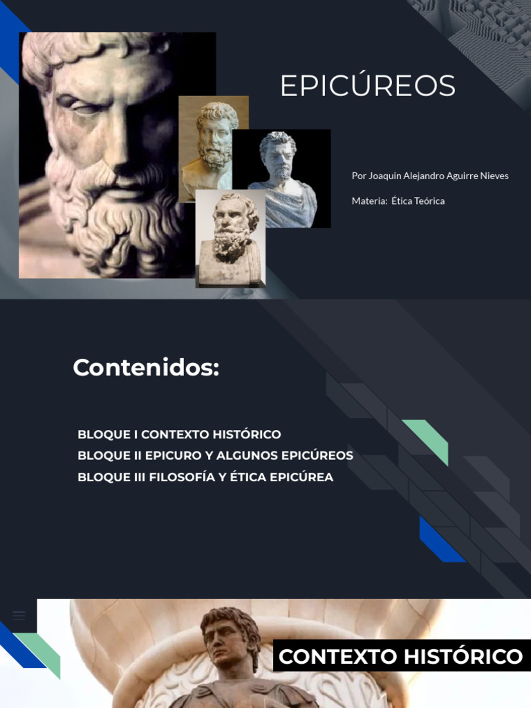 EPICÚREOS Etica | PDF