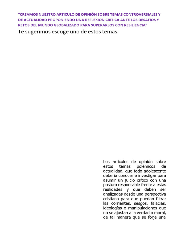 Reflexiones sobre Temas Controversiales | PDF | Verdad
