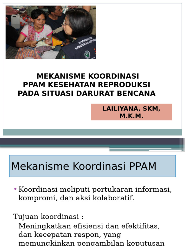 Mekanisme Koordinasi PPAM new | PDF