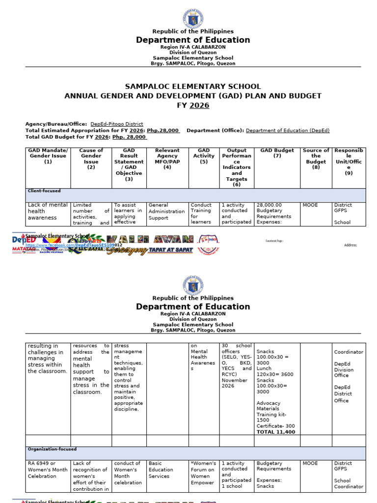 Sames Gad Gpb 2025 (1) | PDF | Teachers
