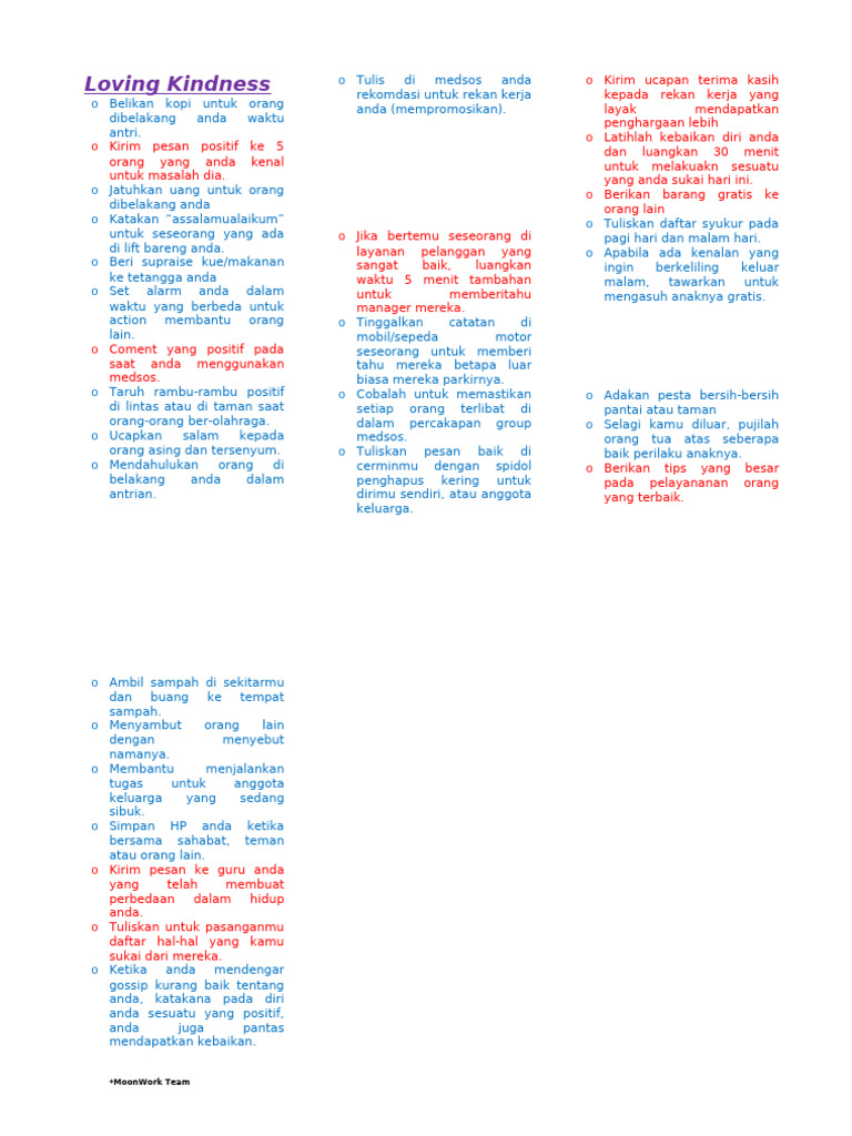 Loving Kindness | PDF