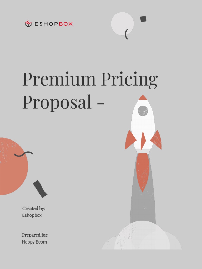 Eshopbox Premium Pricing Proposal | PDF | Inventory