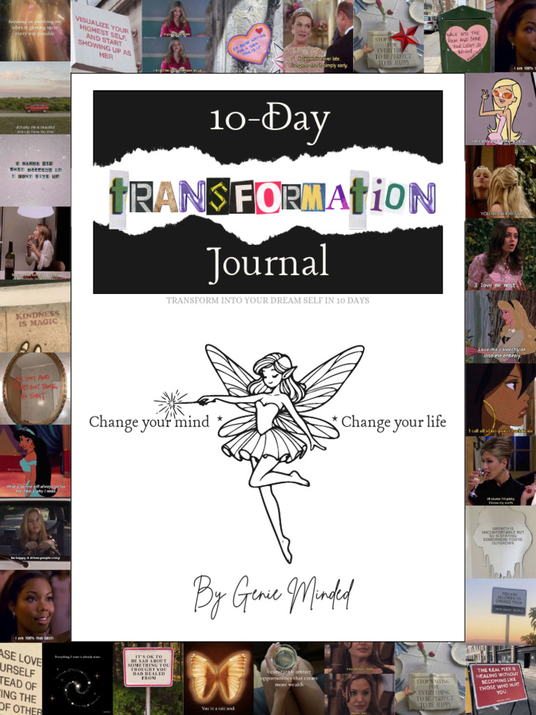 10day transformation journal genie minded | PDF | Mind | Psychological ...