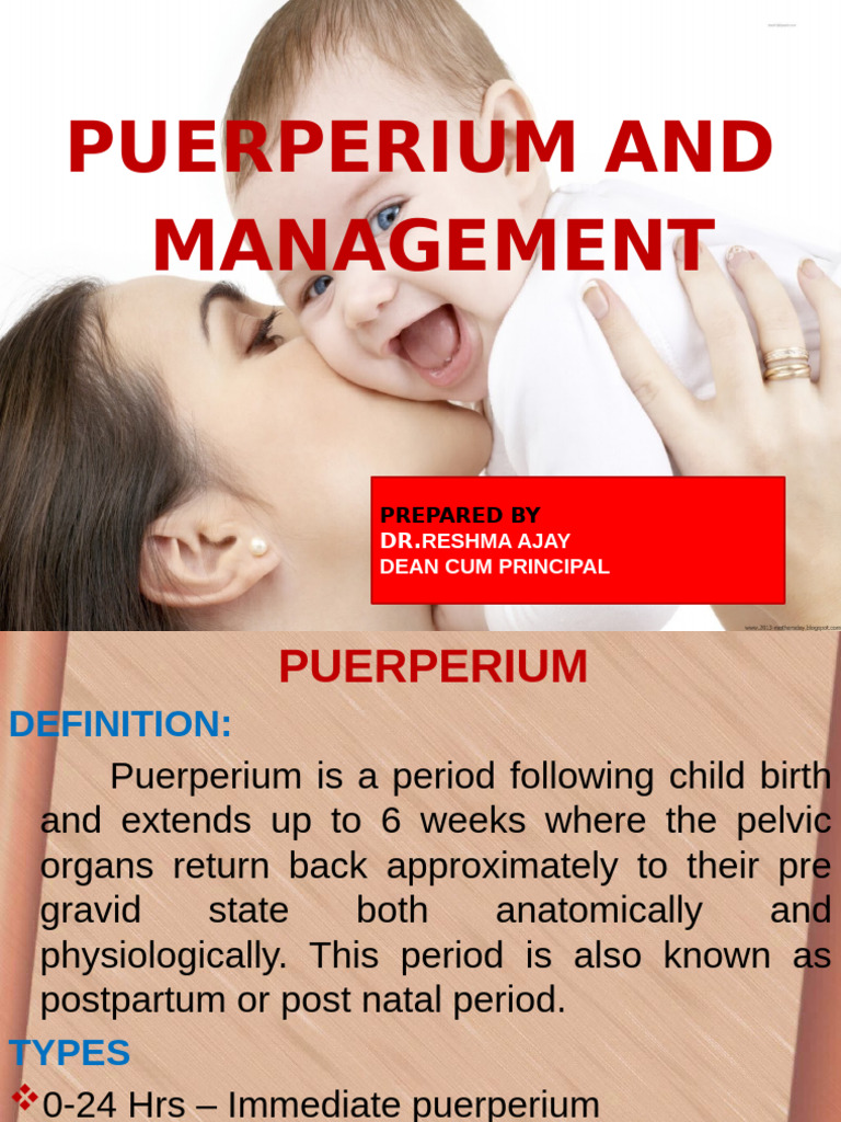 Puerperium Management Guidelines | PDF | Uterus | Vagina
