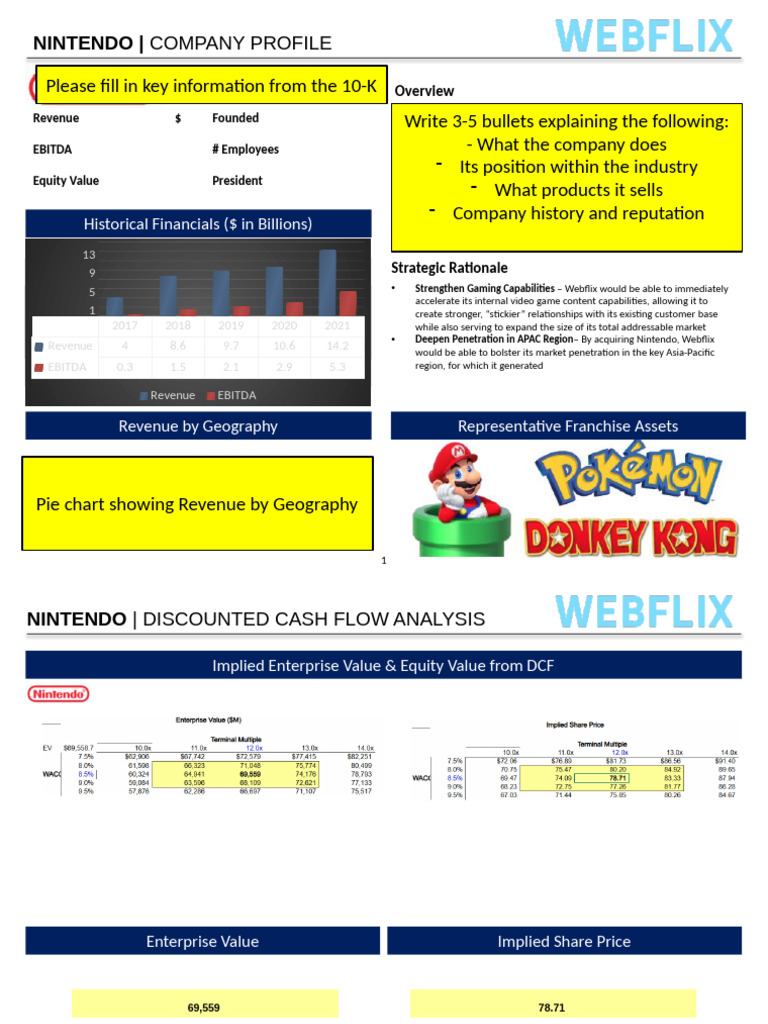Nintendo Company Profile Overview | PDF