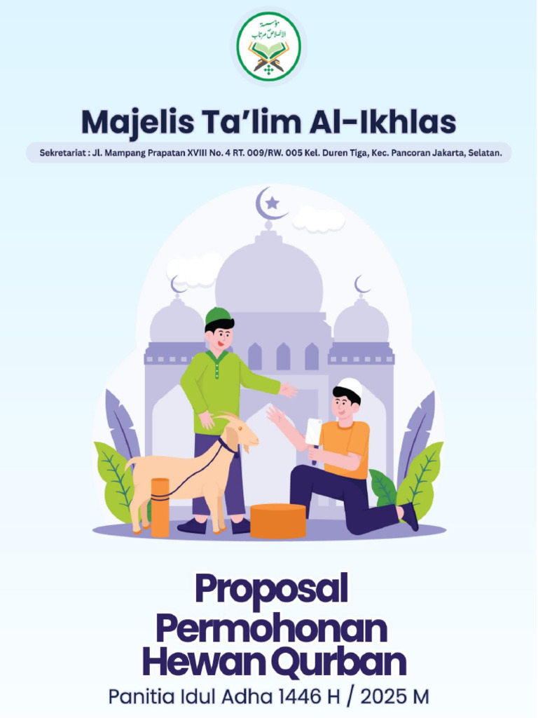 Proposal Idul Adha 2025 | PDF