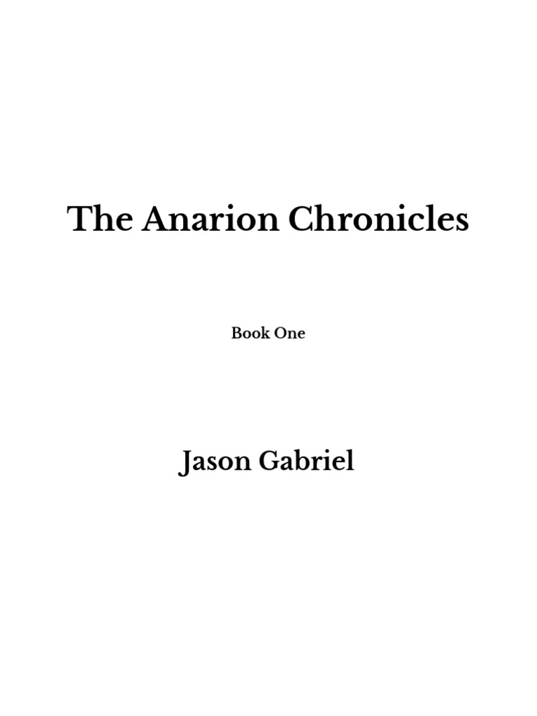 The Anarion Chronicles: Book One | PDF