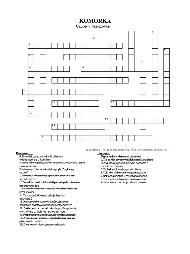Jednostka 1 Temat 1 Krzy wka Kom rka PDF