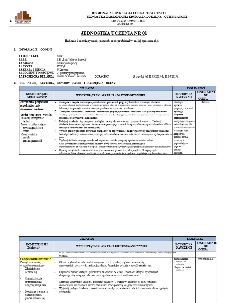 1° Jednostka 5° Ept | PDF