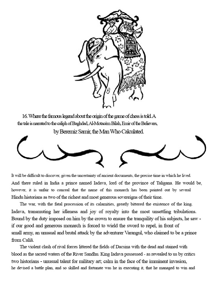 Chess Tale - Malba Tahan | PDF