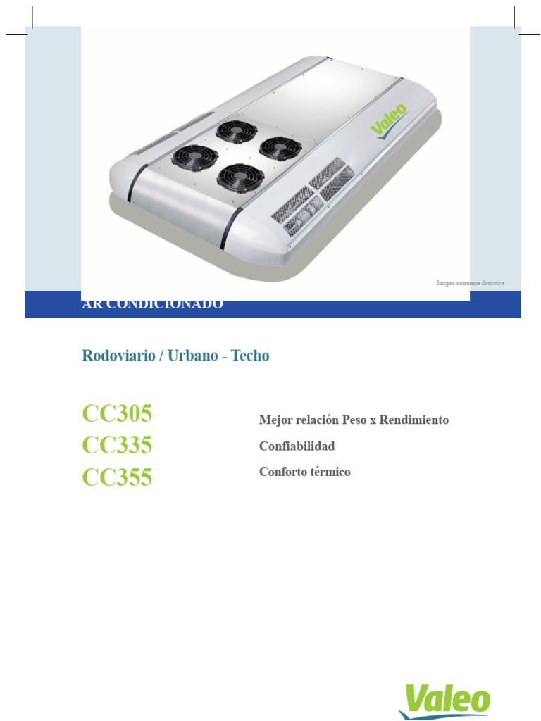 VALEO CC305-CC335-CC355 Port PDF | PDF | Ingeniería electromecánica | Ingeniería Termodinámica