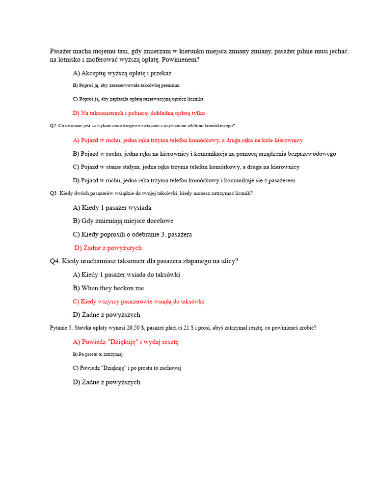 Odpowiedzi TDVL | PDF