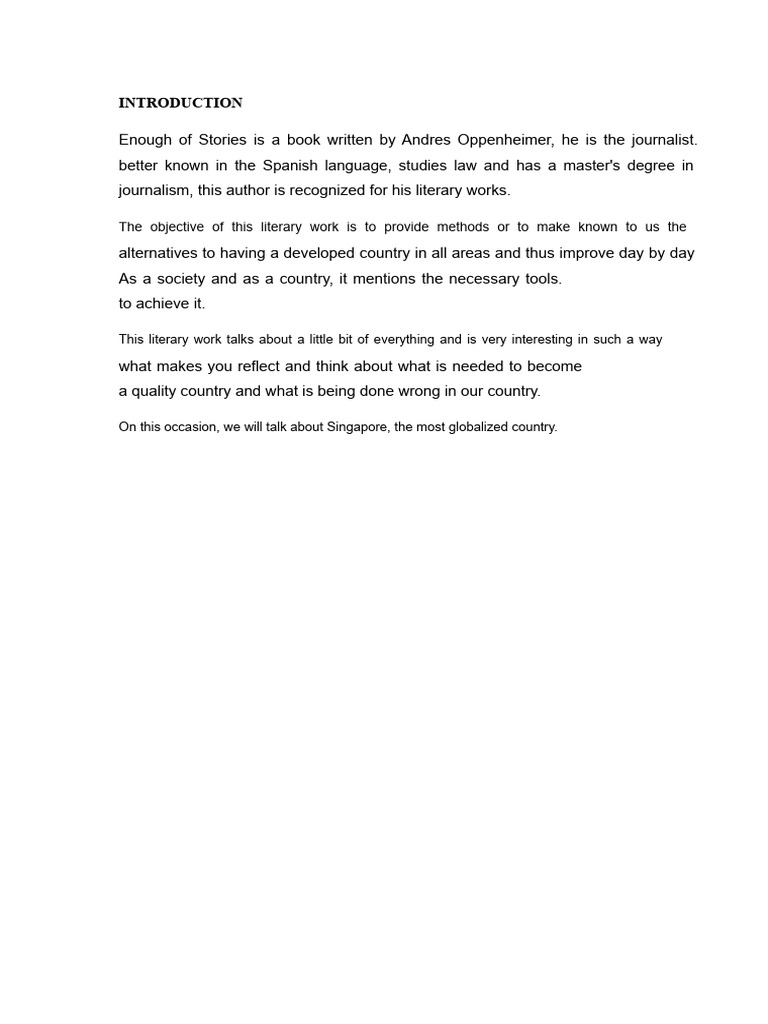 Enough of Stories | PDF | Teachers | Singapore