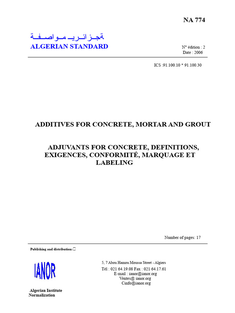 Na 774 | PDF | Concrete | Mortar (Masonry)