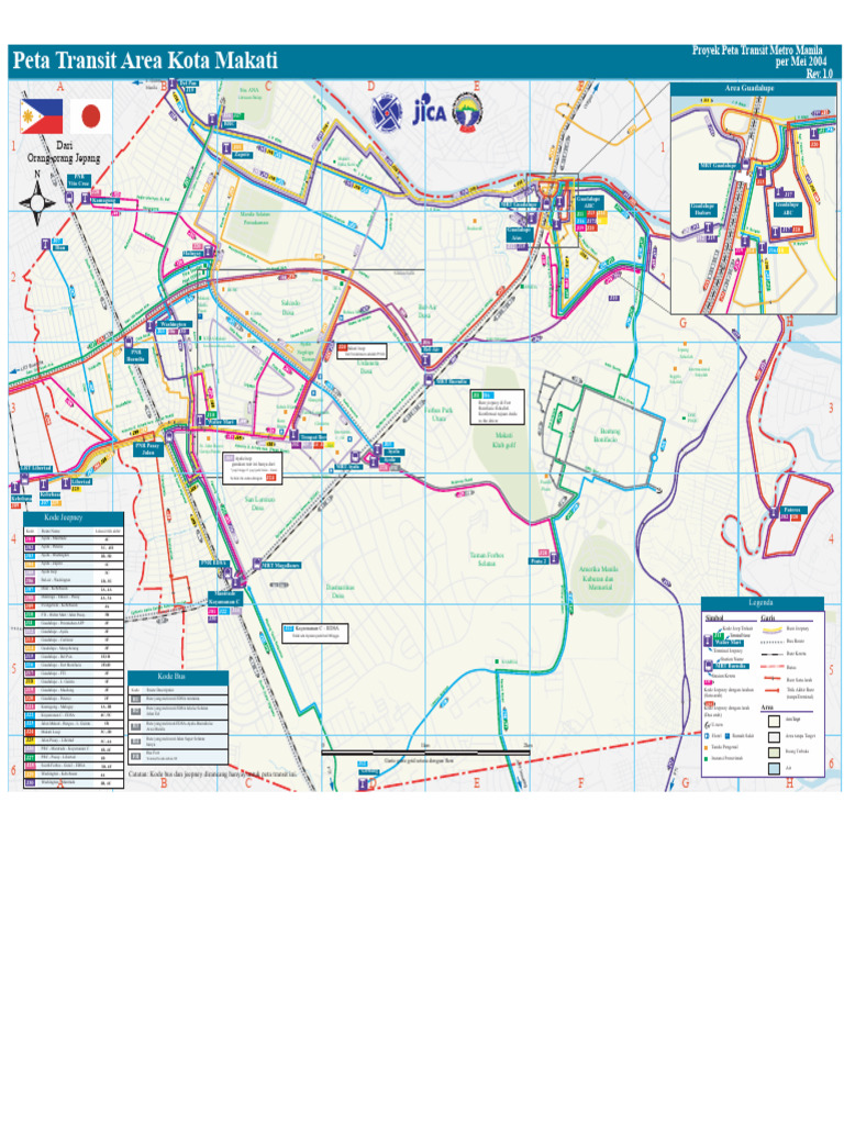 Peta Rute Transit Metro Manila 2004 | PDF