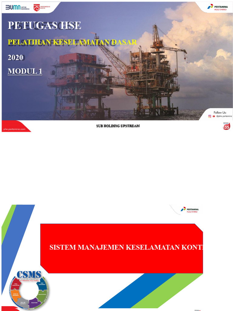 Kinerja Keselamatan HSE 2020 Pertamina | PDF