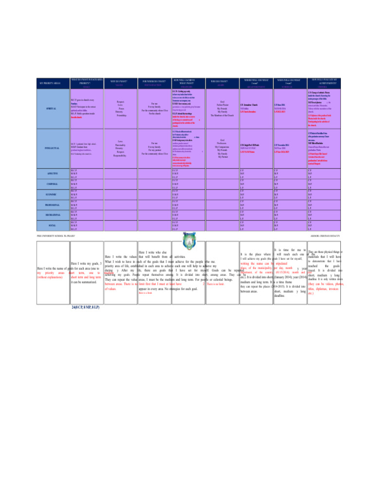 Priority Areas Framework | PDF