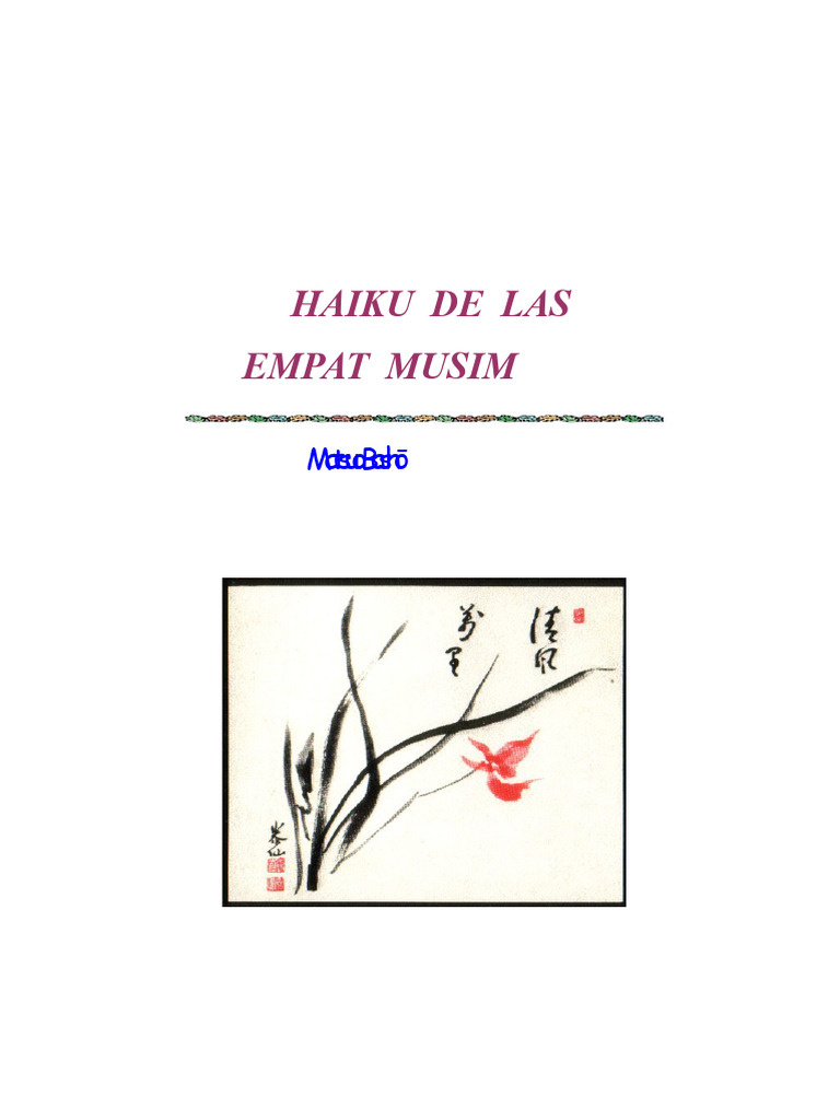 Basho Matsuo - Haiku Dari Empat Musim | PDF