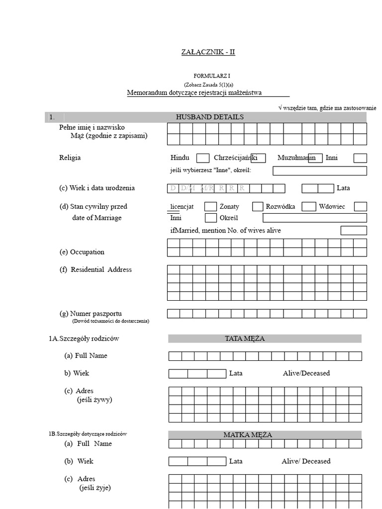 Formularz Rejestracyjny | PDF