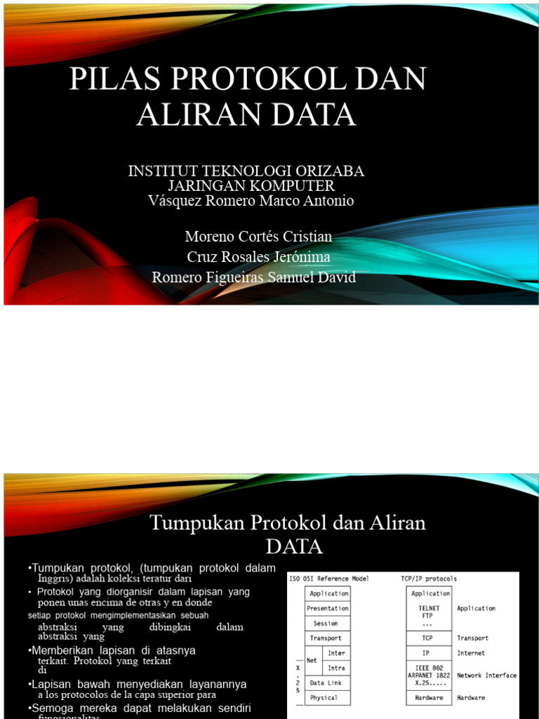 Protokol dan Aliran Data dalam Jaringan | PDF