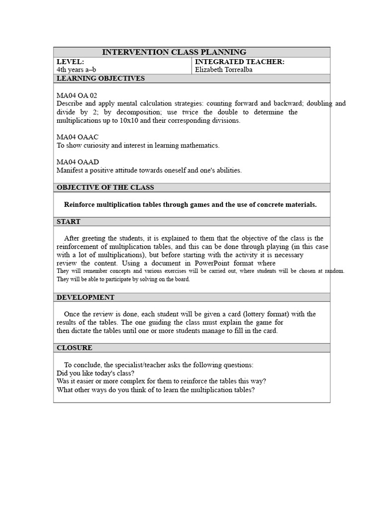 Lota Tables Planning | PDF