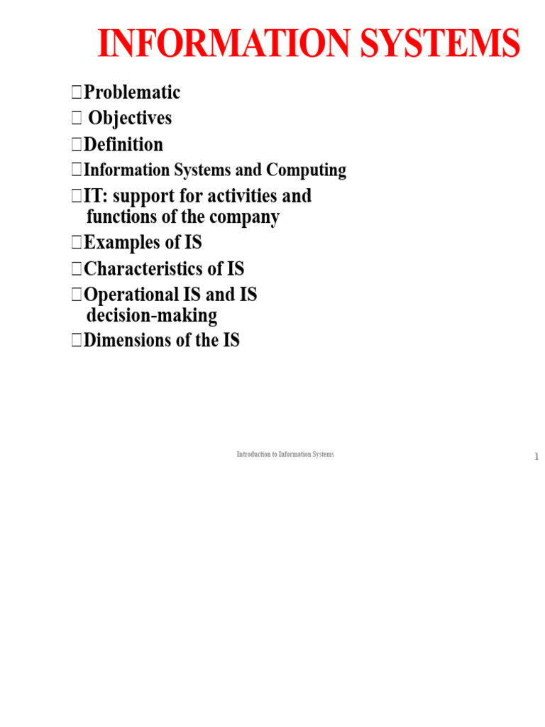 ISI1 - Information Systems | PDF | Agile Software Development ...