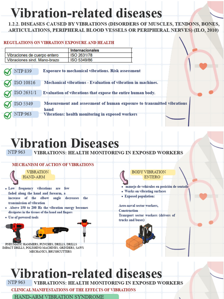 Vibration-Related Health Risks and Disorders | PDF | Hand | Nervous System