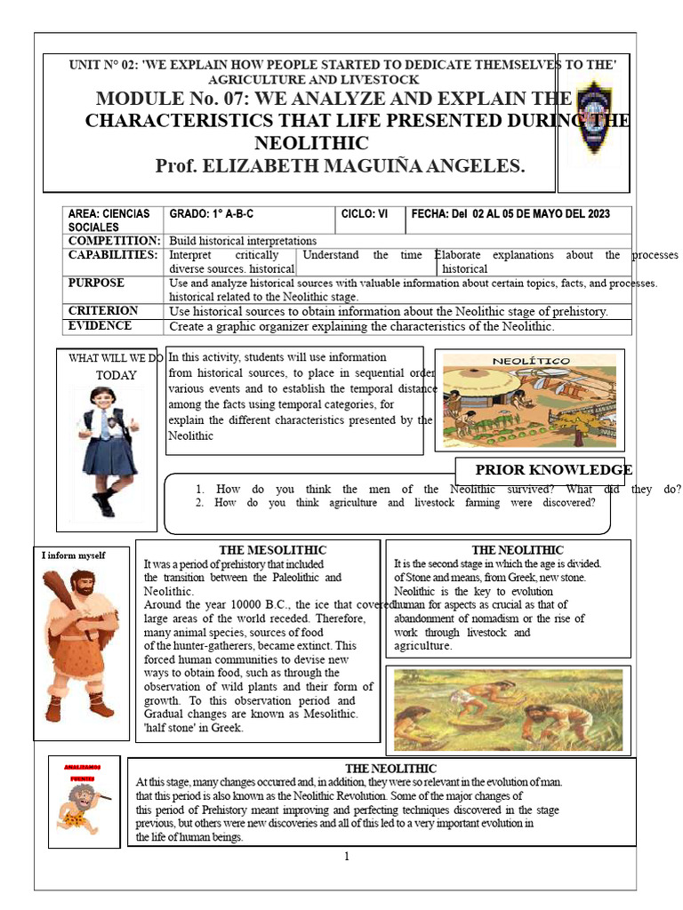 We Analyze and Explain The Characteristics of Life During The Neolithic ...