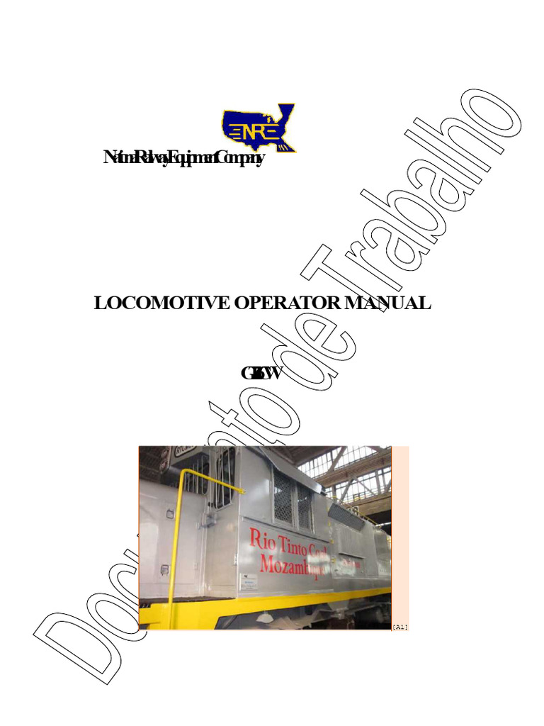 GT26CW Locomotive Operator Manual | PDF | Electric Motor | Electric ...