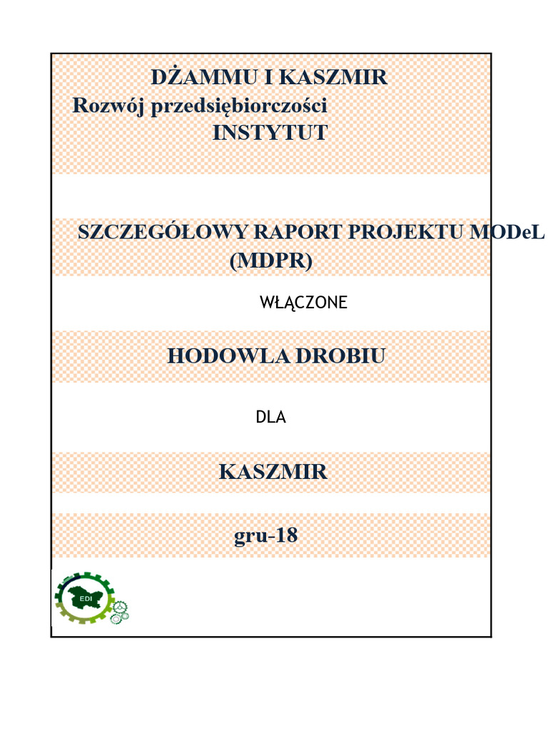 Model D PR Dla Hodowli Drobiu | PDF